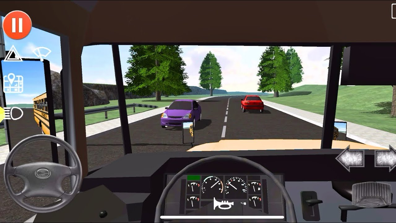 School Bus Driving Around Suburbs - Public Transport Simulator - Mobile ...
