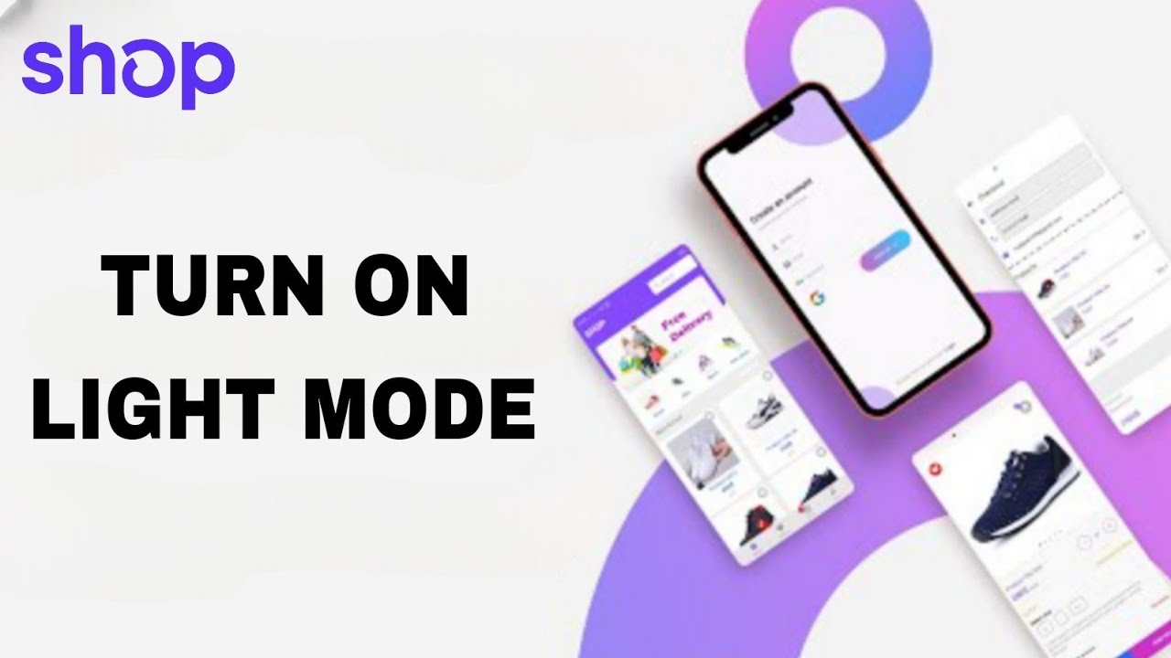 How To Turn On Light Mode On Shop App - YouTube