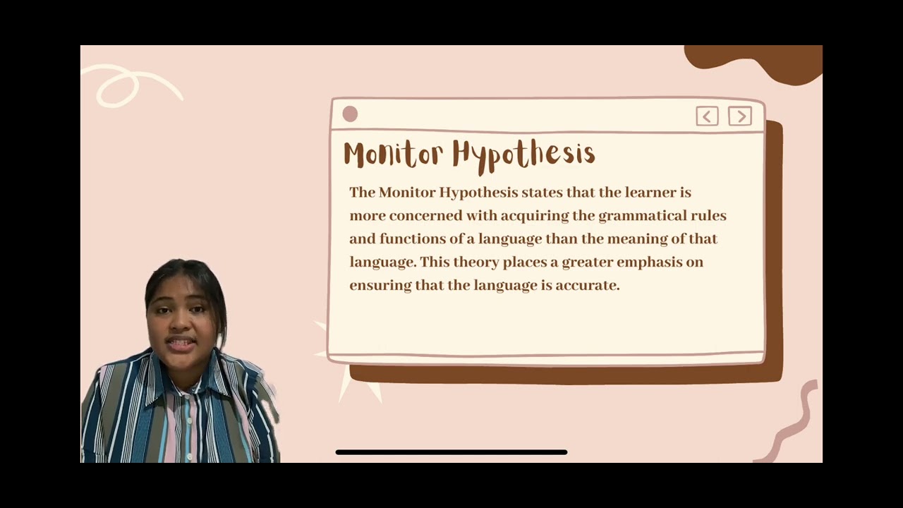 The 5 hypothesis of Krashen’s theory of second language acquisition ...