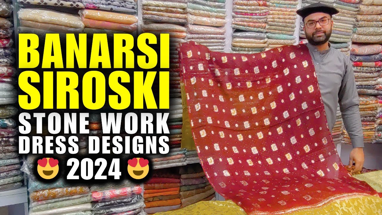 BANARSI SIROSKI DRESS DESIGNS IN RAWALPINDI / STONE WORK SUITS / FANCY ...