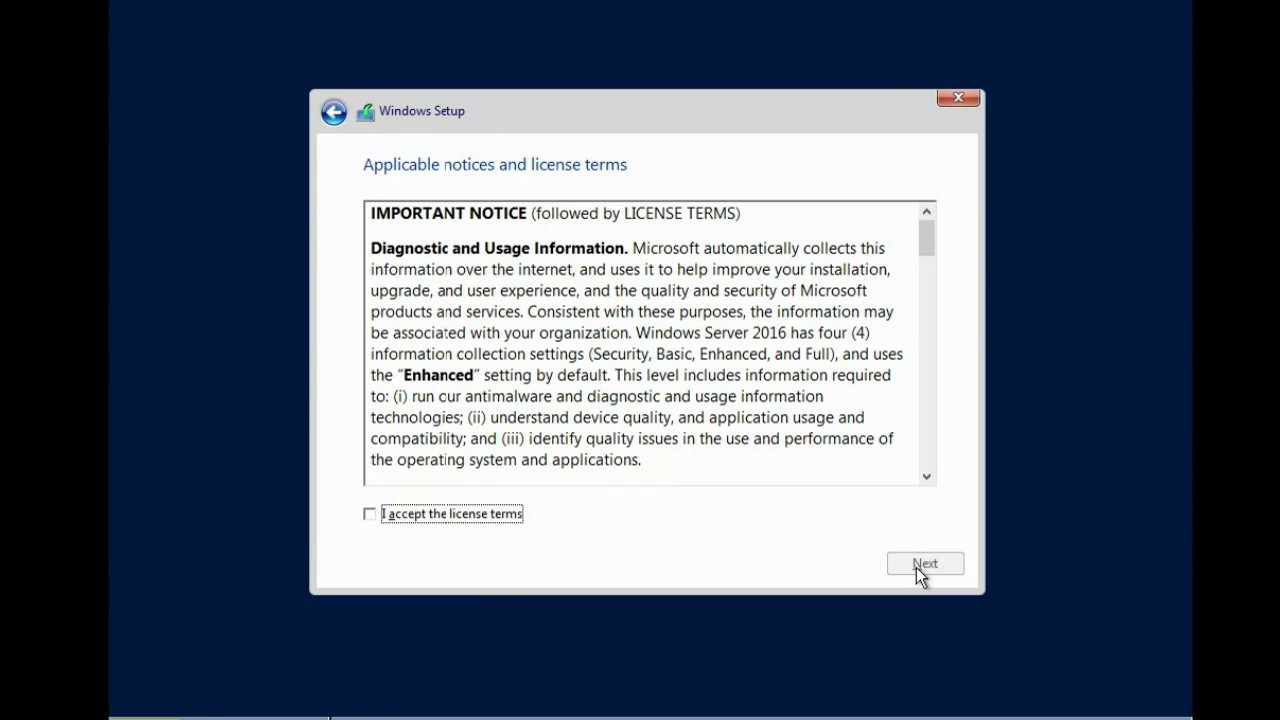 Windows Server 2016 installation on HP Server - YouTube