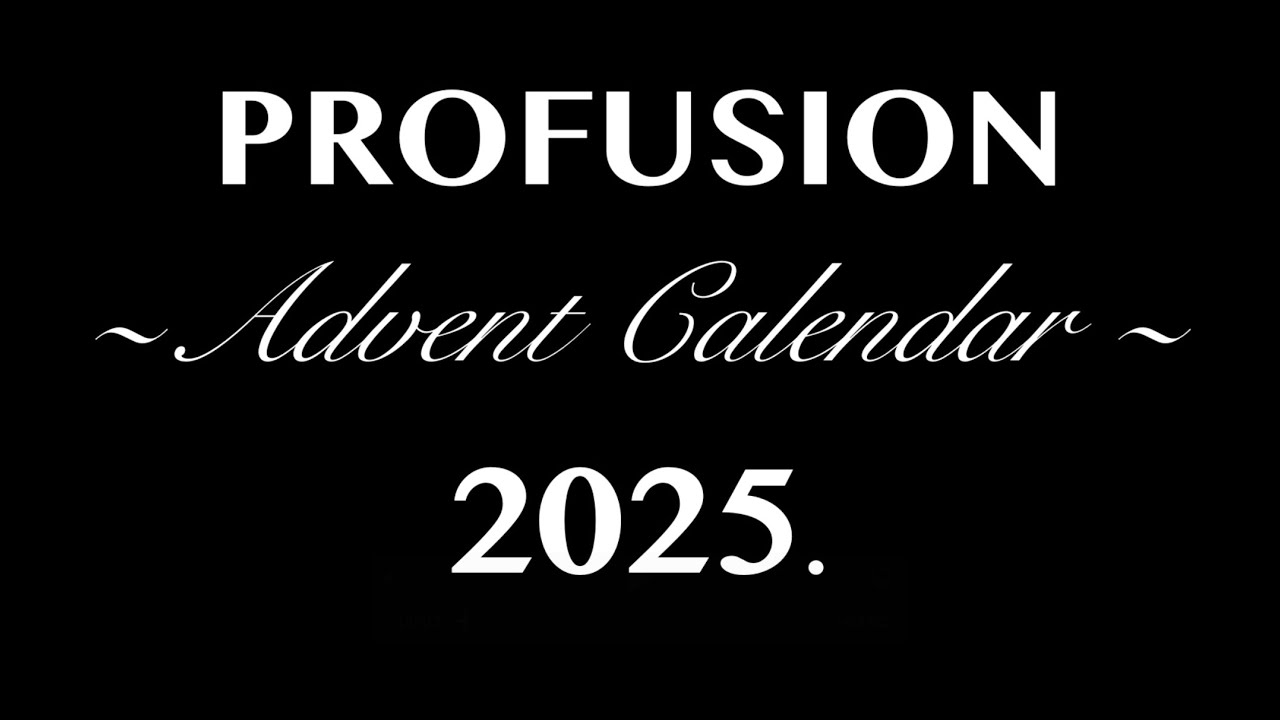 PROFUSION ADVENT CALENDAR 2025. AVAILABLE NOW. FULL-SPOILERS. - YouTube