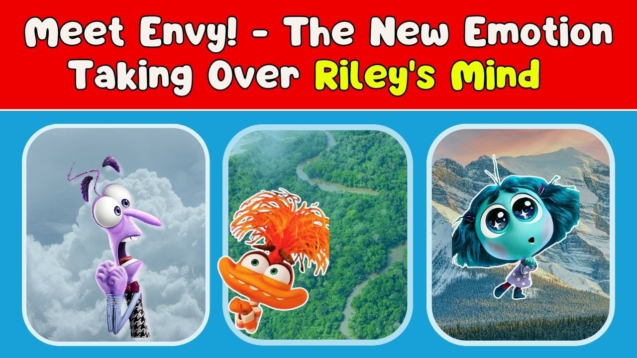 Inside Out 2: Meet Envy! - The New Emotion Taking Over Riley's Mind # ...