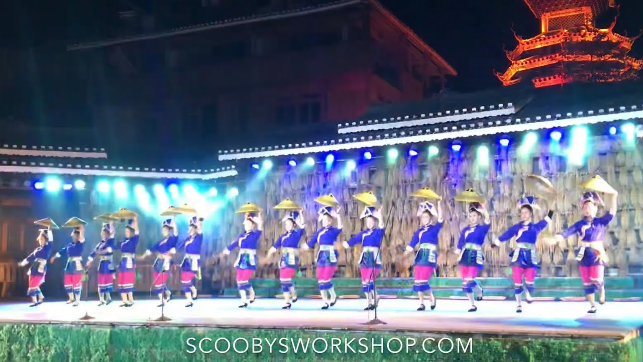 Happy Labor Dance (China, Dong ethnic group) - YouTube