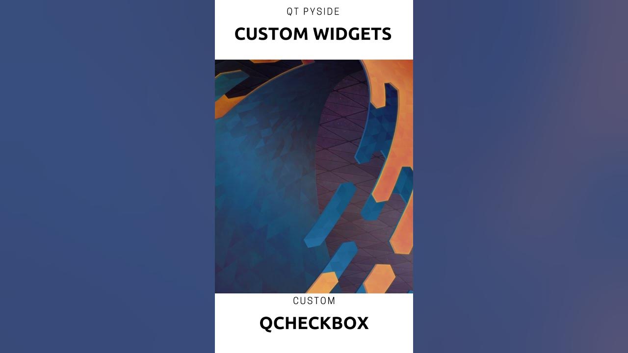 Custom Qt Pyside 6 Checkbox Animated Widgets Pyqt 6 Youtube