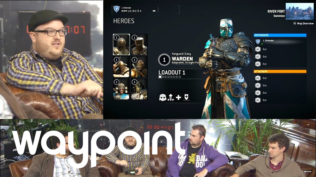 Playing 'For Honor' with Eric Pope of Ubisoft - #waypoint72 Game 4 ...