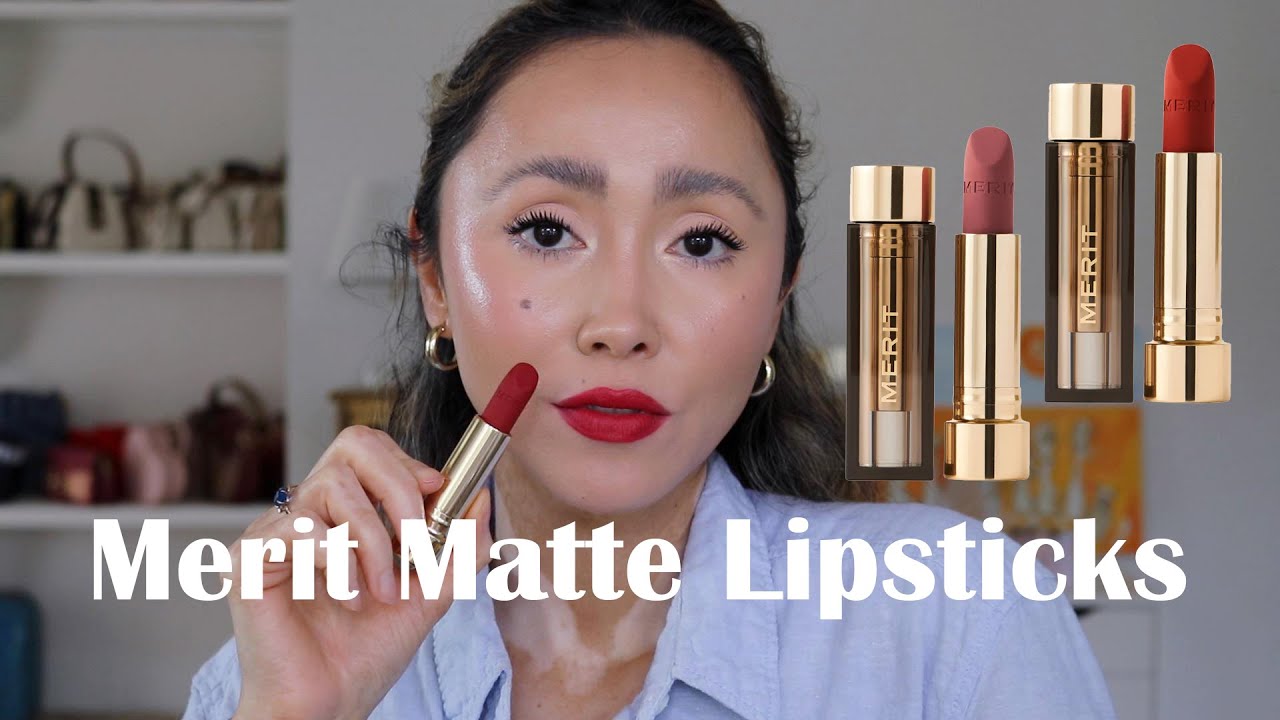 The BEST Matte Lipsticks?! NEW Merit Signature Matte Lipstick! - YouTube