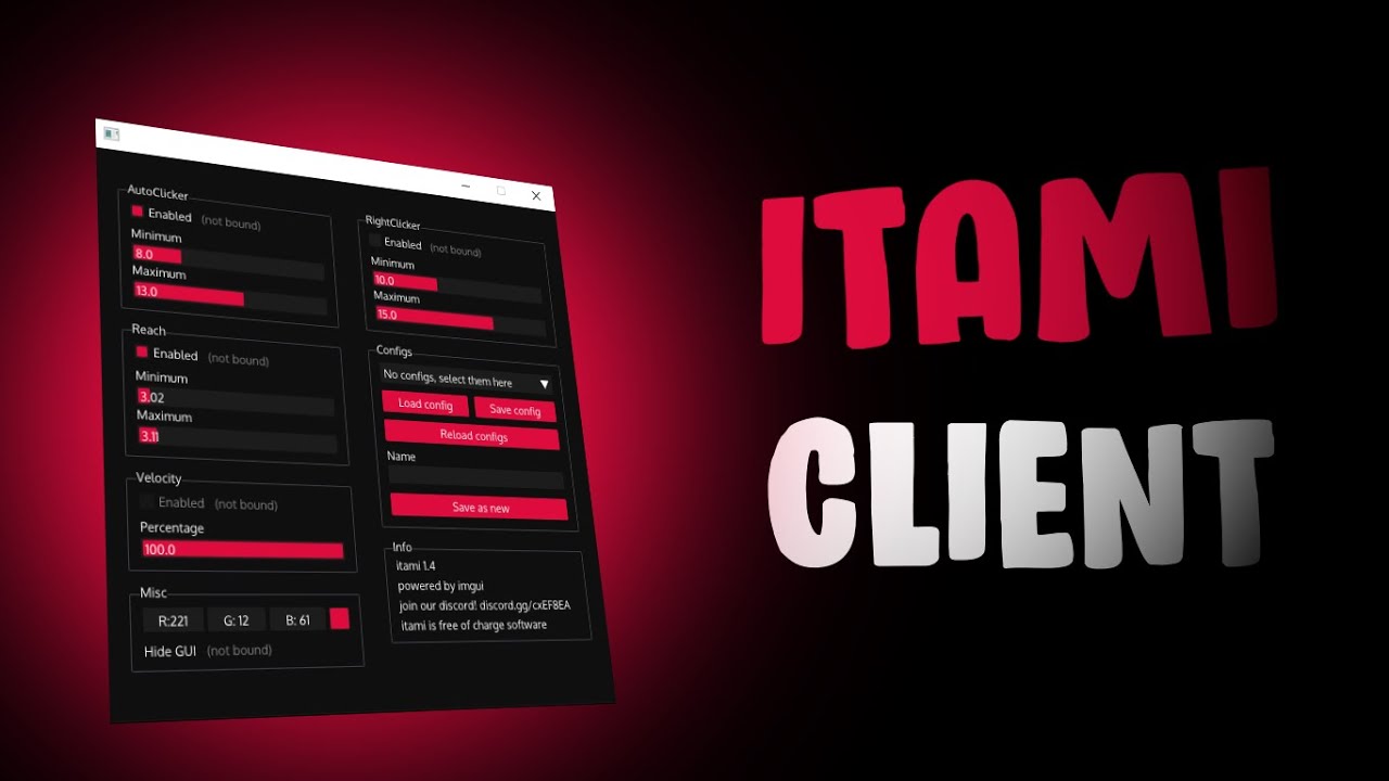 💯FREE EXTERNAL CLIENT - ITAMI CLIENT💯 - YouTube