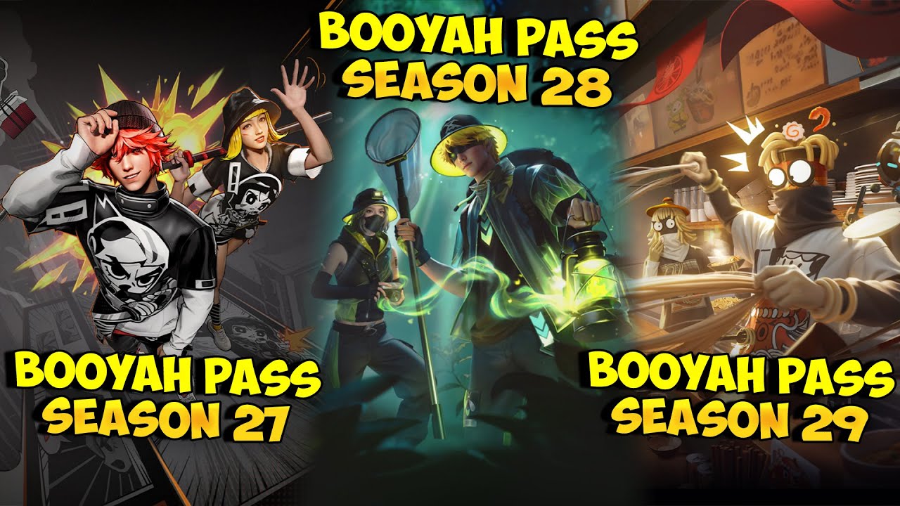 BOOYAH PASS BULAN DEPAN !! Bocoran Booyah Pass Februari, Maret, April Dan Mei (s26, s27, s28 ...