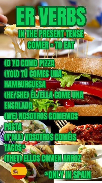 🎶 Fun Spanish ER Verb Conjugation song with 'Comer' - YouTube