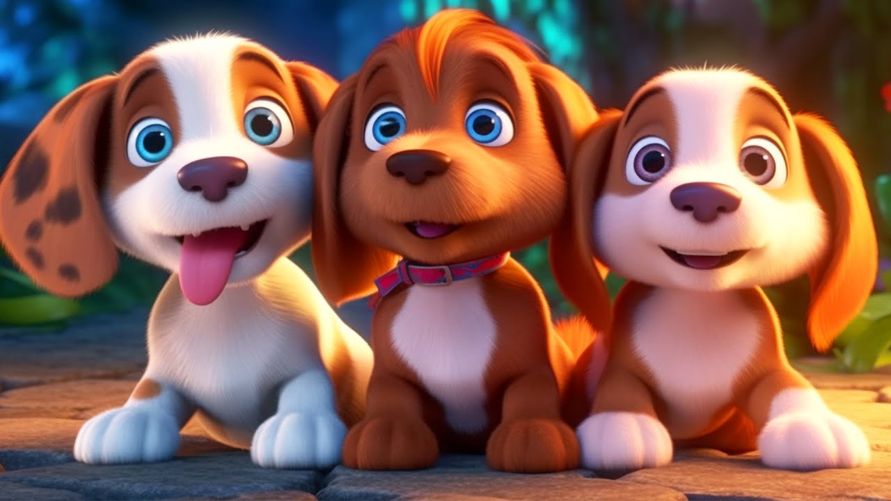 Three Small Dog - Baby songs - Nursery Rhymes & Kids Songs - YouTube