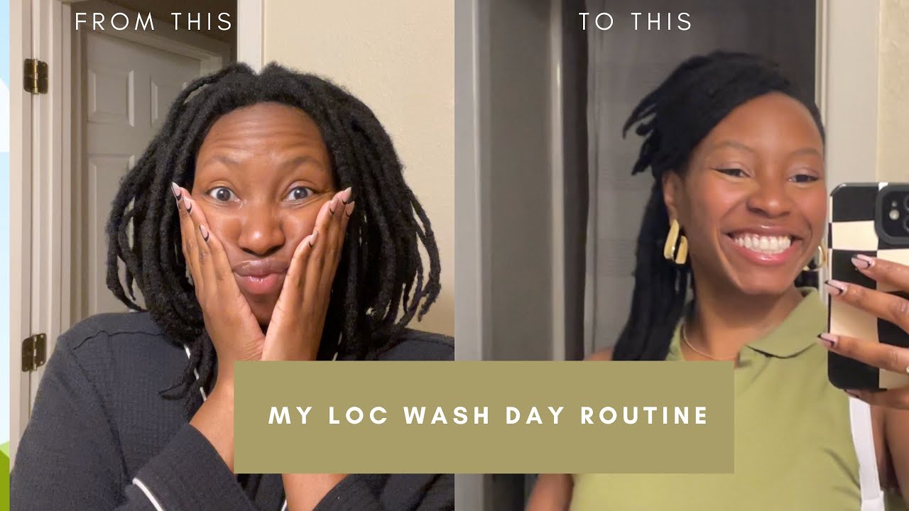 UPDATED LOC WASH DAY ROUTINE | Hot Oil Treatment & Re-Twist - YouTube