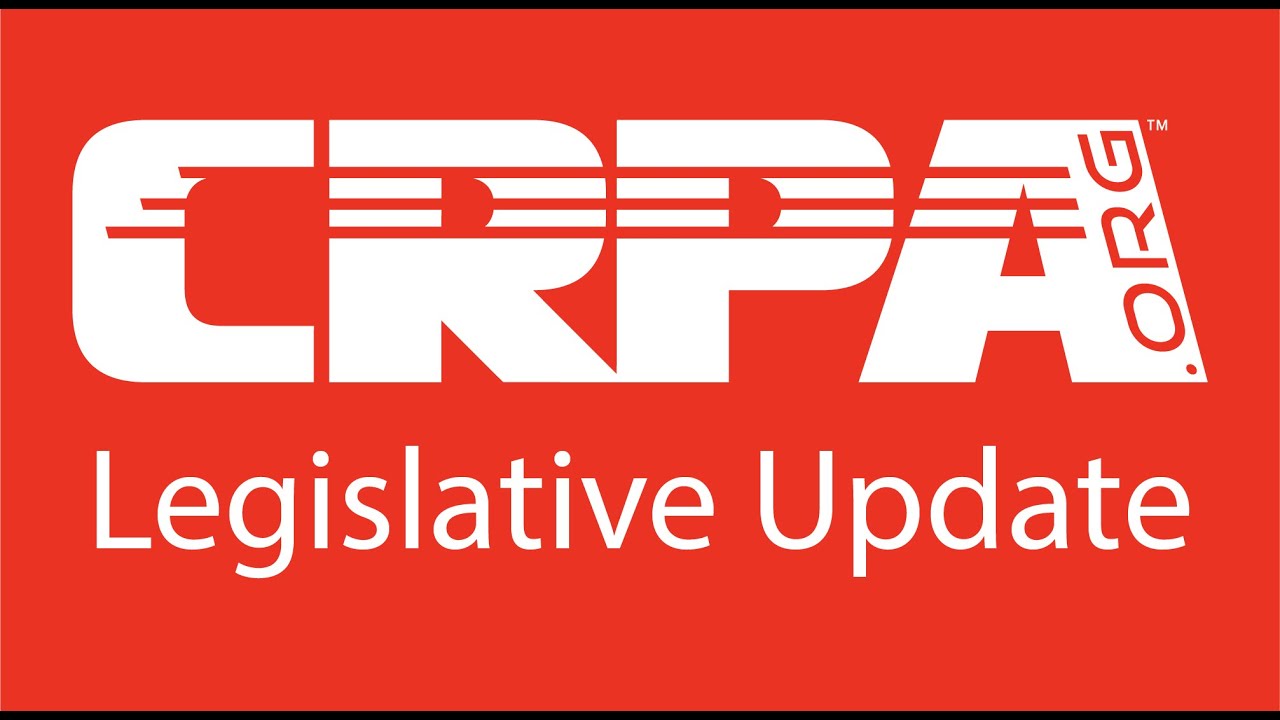 CRPA Legislative update - YouTube