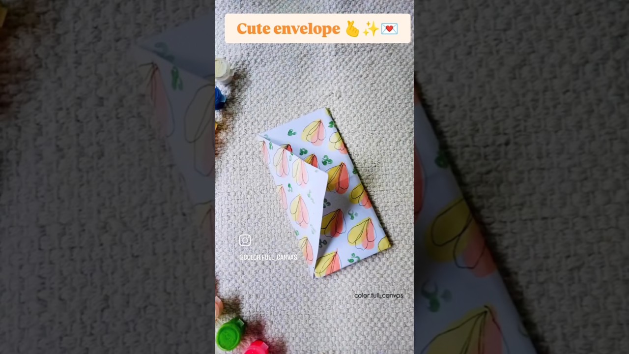 Cute envelope DIY🫰💌.Cute envelope idea how to create a beautiful ...