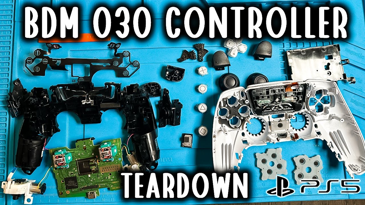 Bdm 030 Playstation 5 Dualsense Controller Teardown Youtube