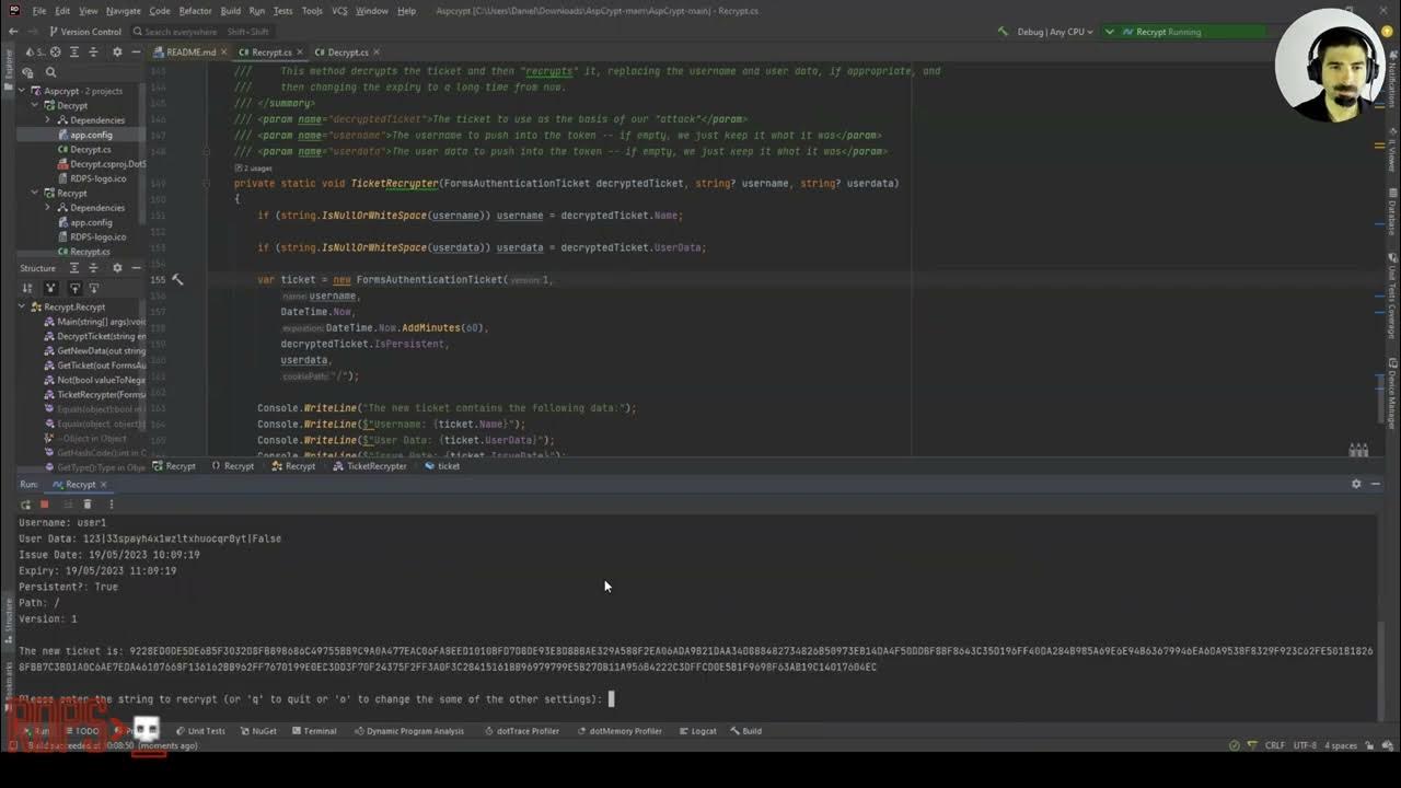 Using AspCrypt to Forge ASP.NET Tickets - Episode 114 - RDPS - YouTube