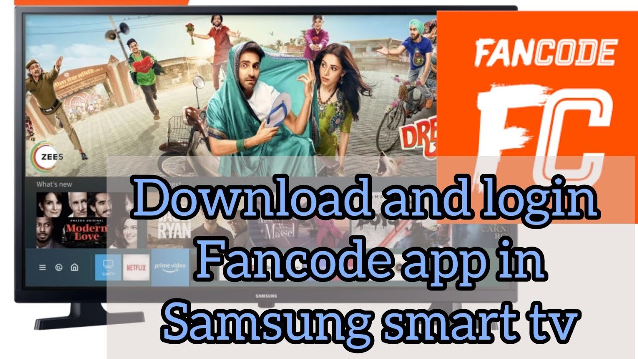 Download fancode app in samsung smart tv #fancode #login - YouTube