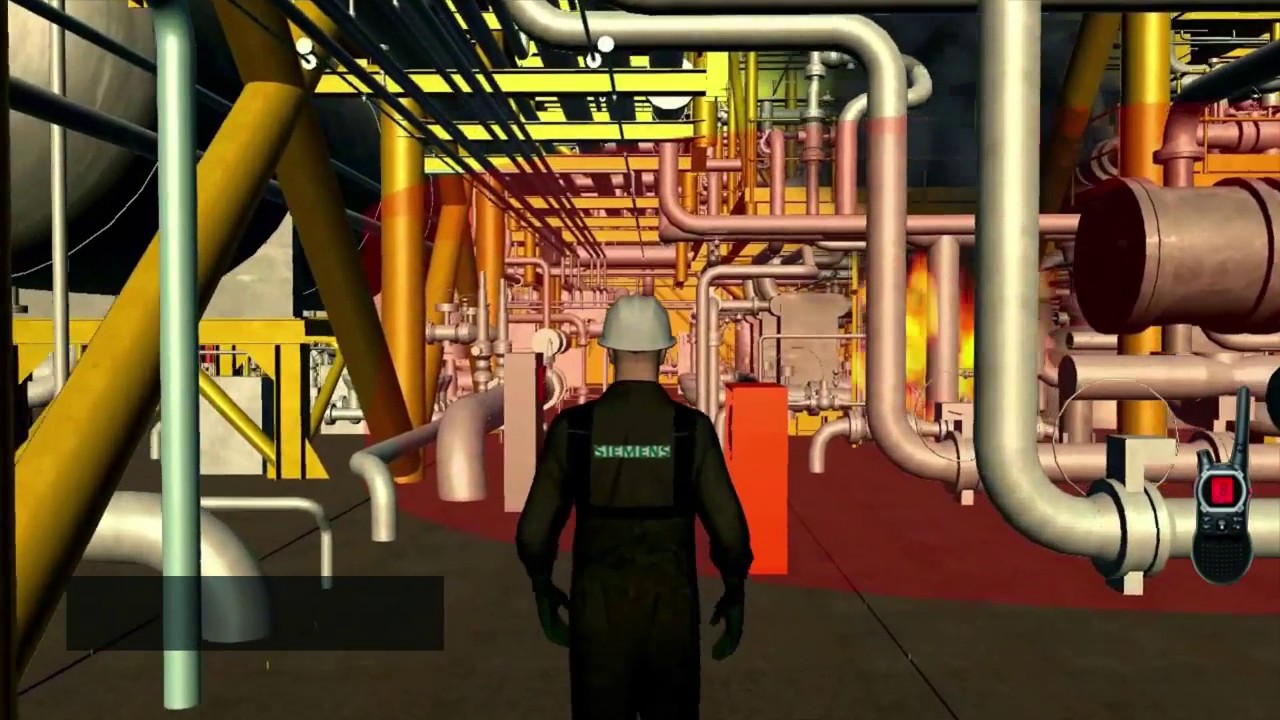 COMOS Walkinside Immersive Training Simulator - ITS - YouTube