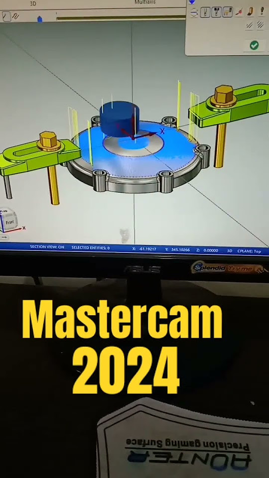 Mastercam feature cam - YouTube