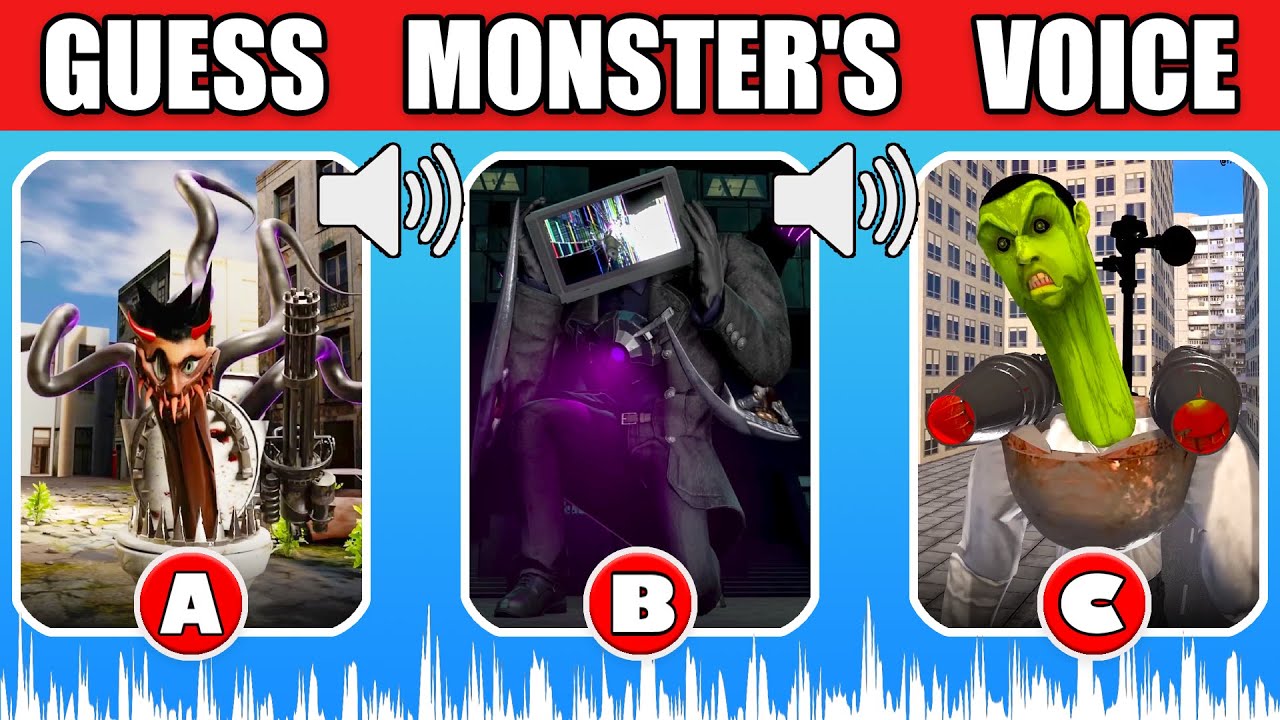 Guess the SKIBIDI VOICE | NEW Skibidi Toilet | Meme SONG Toilet - YouTube