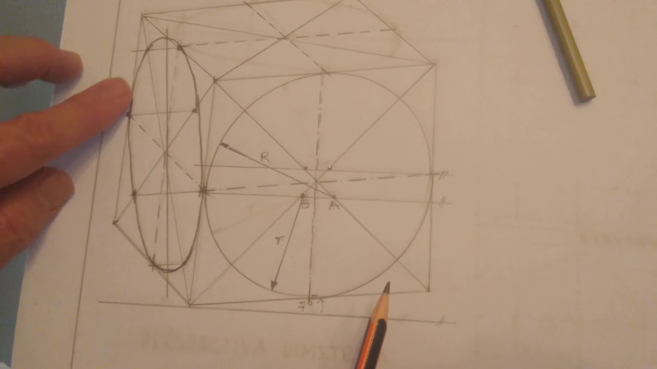 CURVAS EN PERSPECTIVAS DIMETRICAS 2 - YouTube