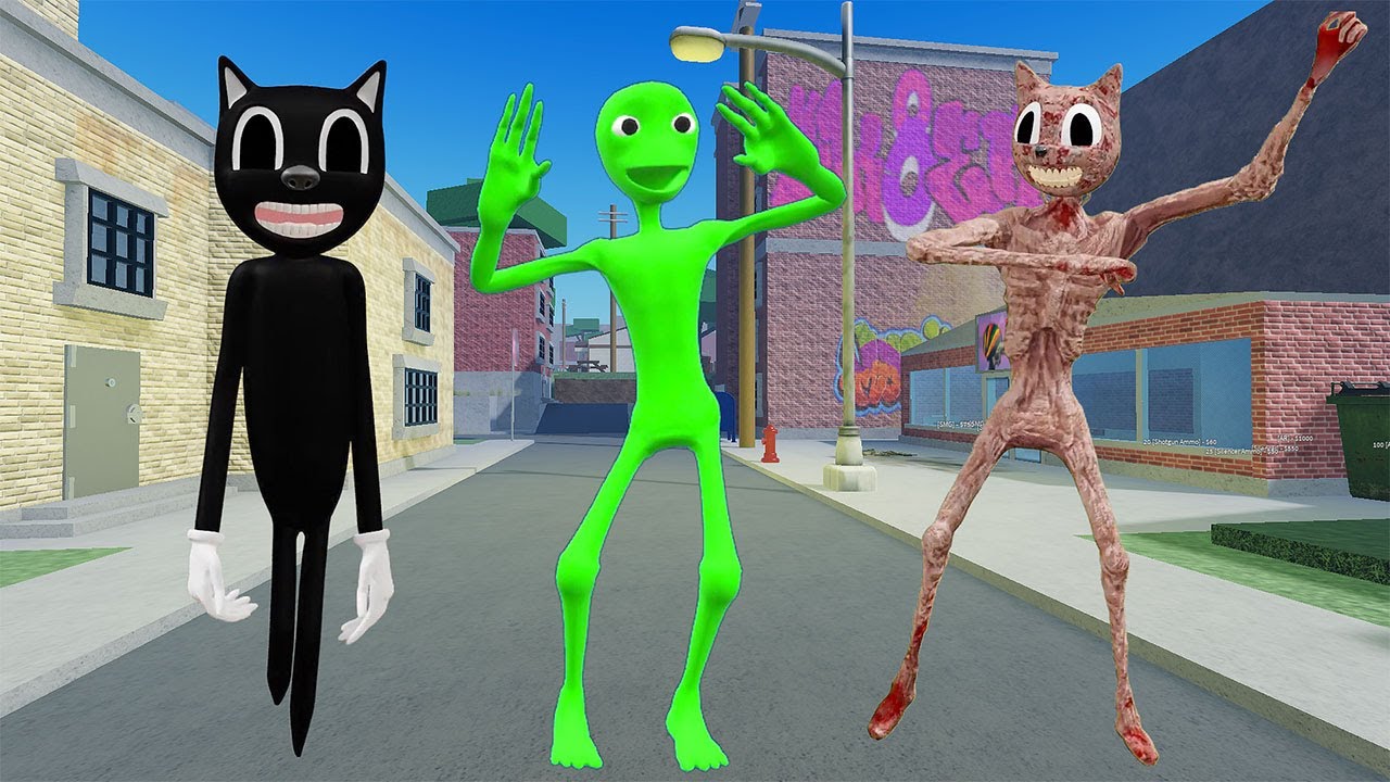 Super Green Alien VS Cartoon Cat ep1 | Dame Tu Cosita Alien | Funny ...