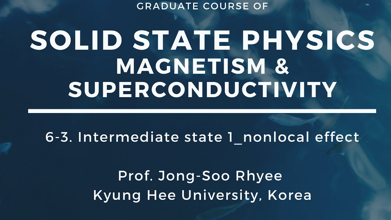 SC6-3. Solid State Physics_Intermediate state1 - YouTube