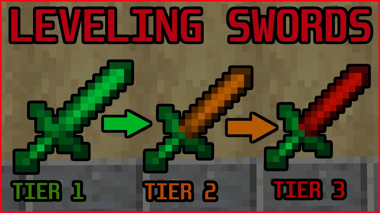 Leveling Swords (Mcreator 2021.1) - YouTube