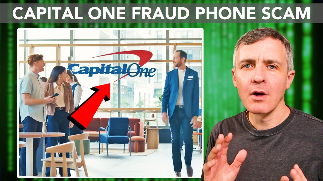 Capital One Fraud Dept. Phone Scam Is VERY DANGEROUS - YouTube