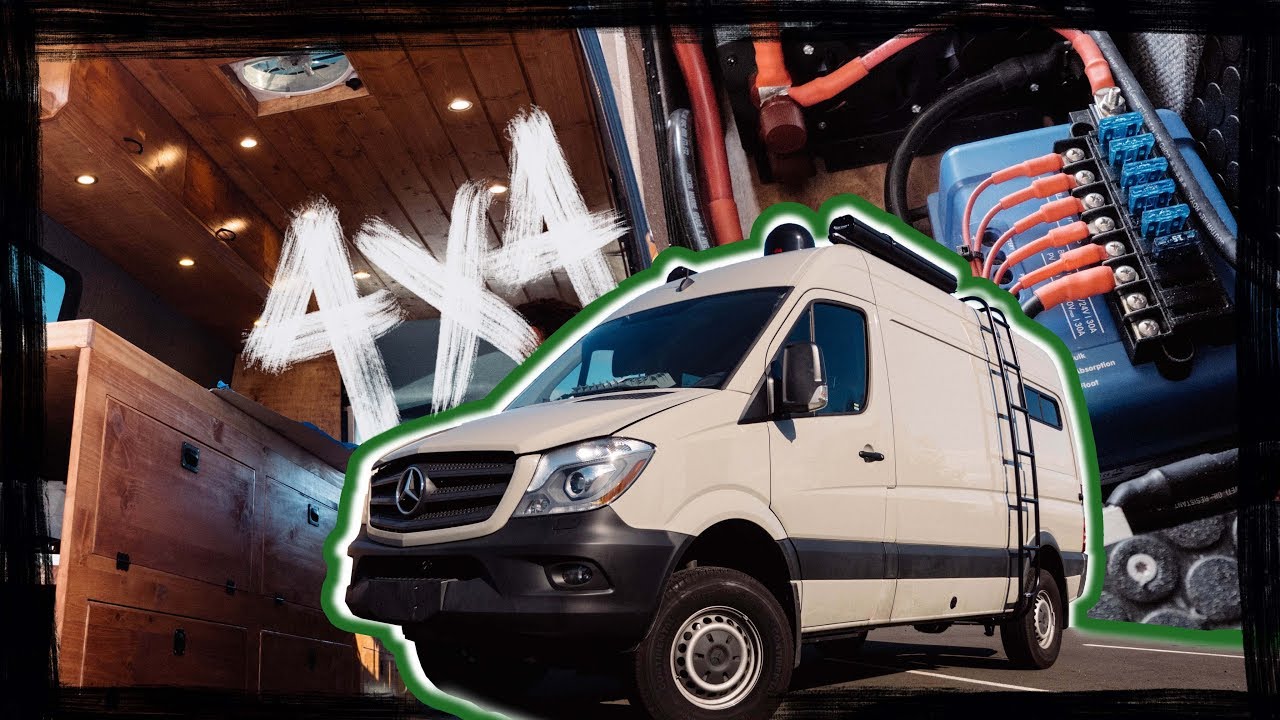 must see SPRINTER Vanlife TOUR! 4X4 conversion build - YouTube
