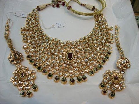 Awesome Bridal Broad Necklace Set Jewellerys || latest model wedding ...