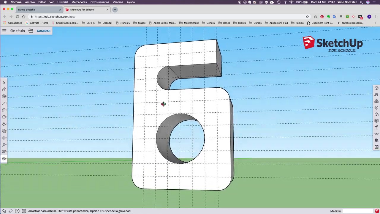 Número 6. SketchUp para impresión 3D - YouTube