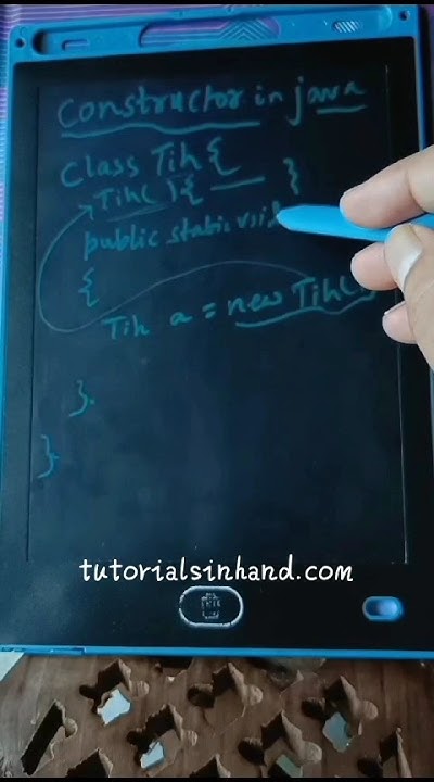 What is constructor in java? #java #javaprogramming #javatutorial #shorts #short - YouTube