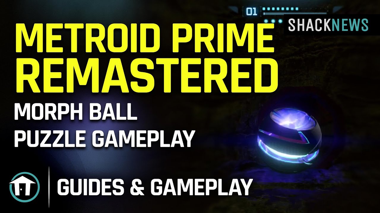 Metroid Prime Remastered - Morph Ball Puzzle Gameplay - YouTube