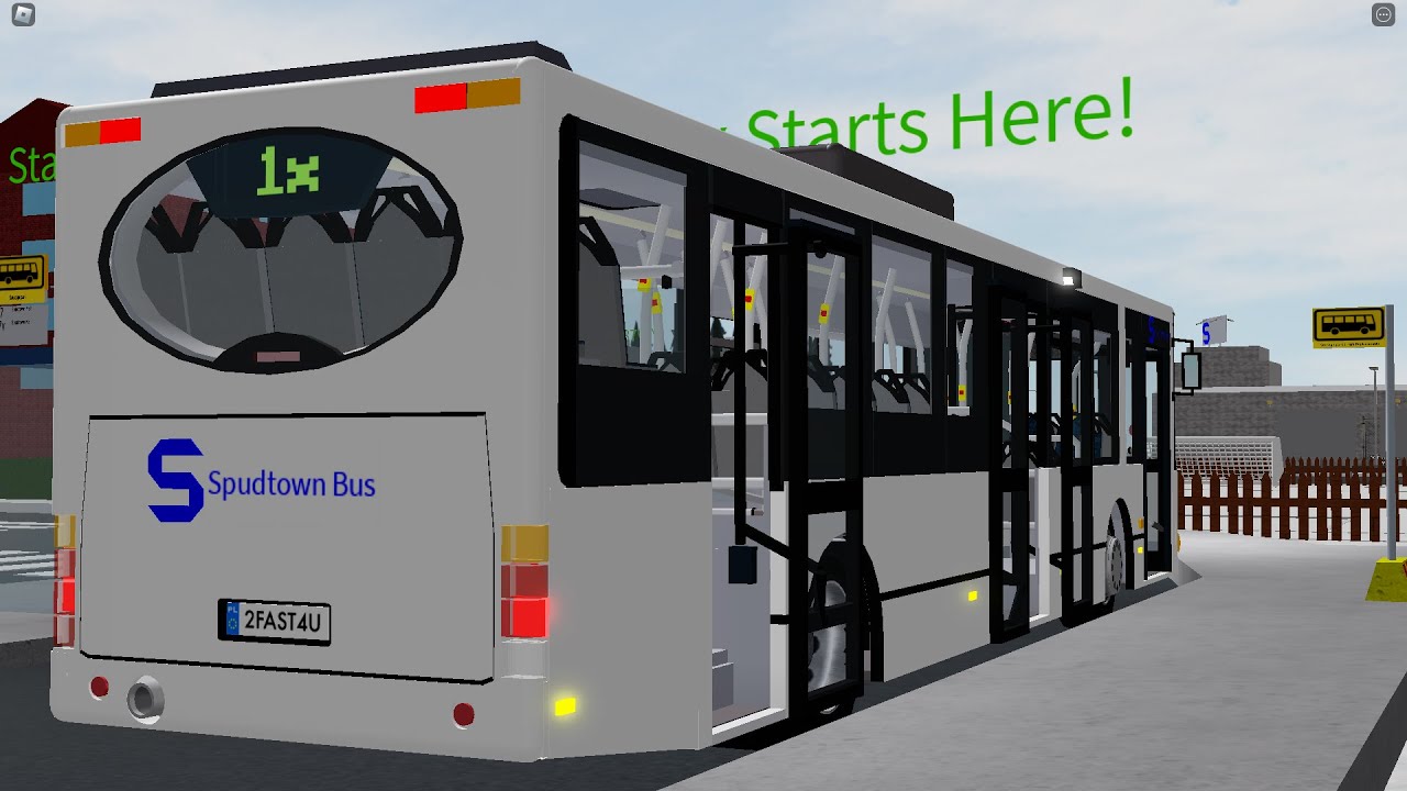 Line 1x: Scania L94UB Lahti ScaLa in Urbanmove Spudtown V1.0.8. ROBLOX ...