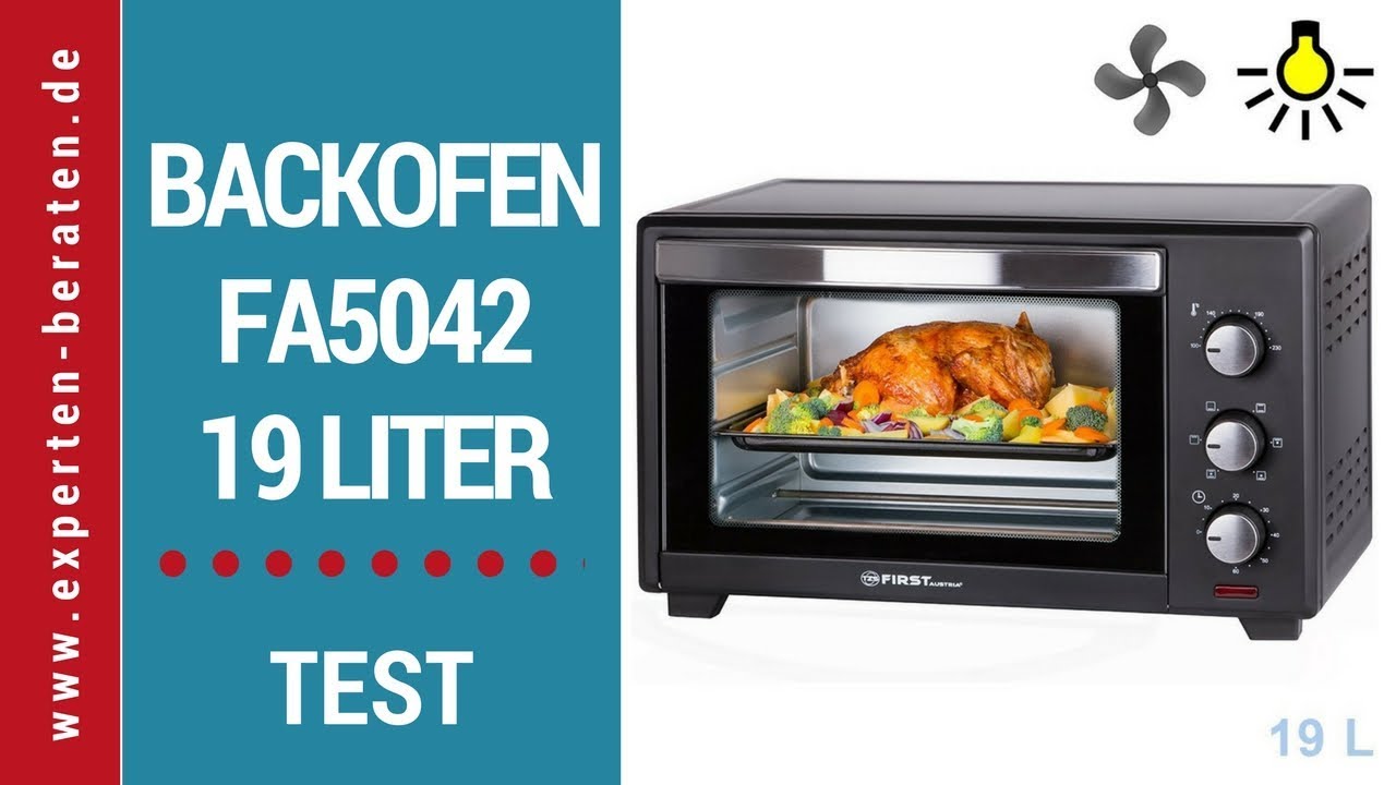 ☑ Elektrischer Backofen FA5042 (19 Liter) von TZS First Austria Test ...