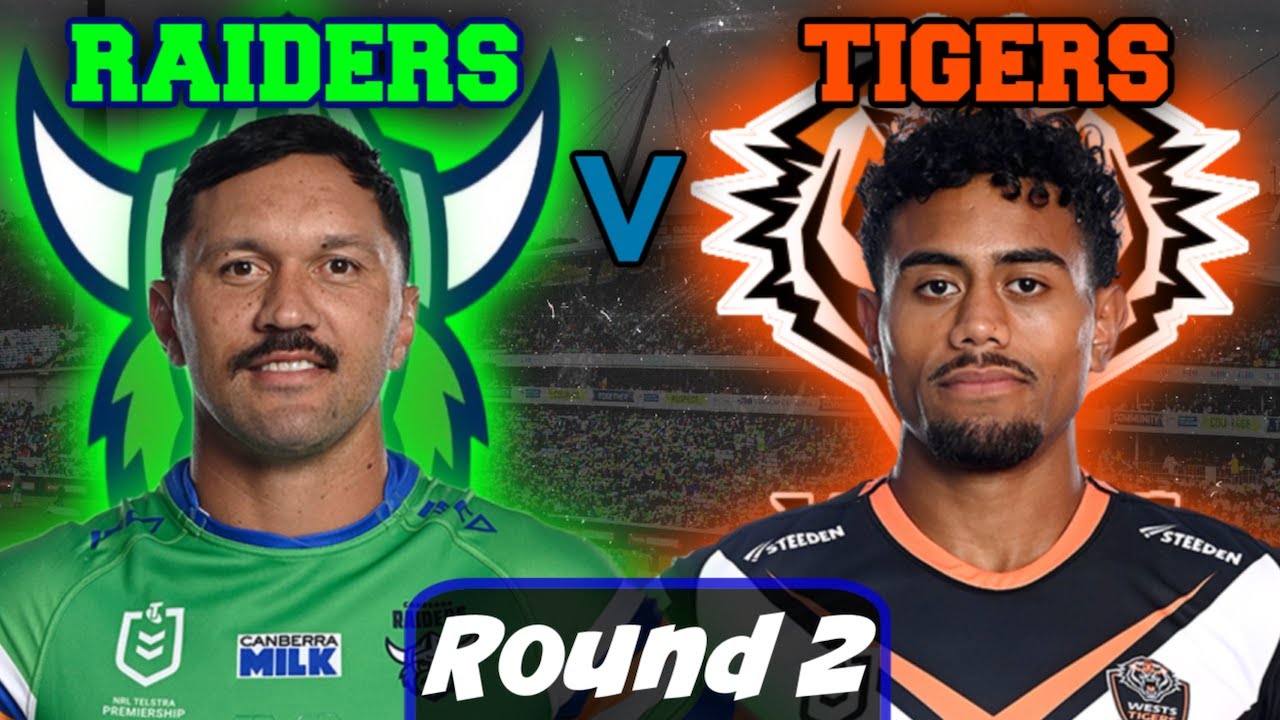 Canberra Raiders vs Wests Tigers | NRL - Round 2 | Live Stream ...
