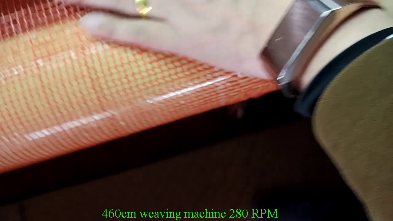 lowest cost onion leno fabrics weaving machine with good speed - YouTube