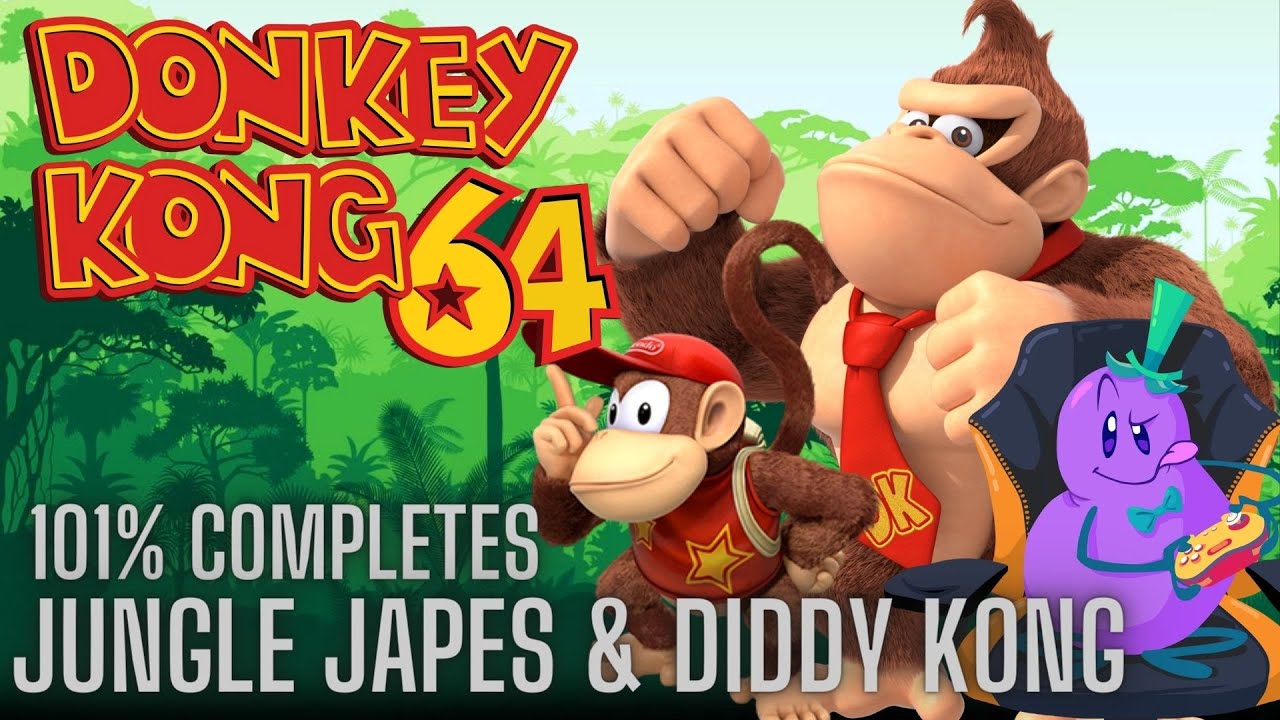 Donkey Kong 64 | 101% Completes | Ep. 1 Jungle Japes & Diddy Kong - YouTube