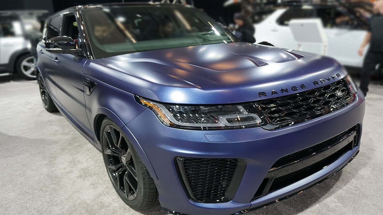 2020 Range Rover sport SVR 2020 Montreal Auto Show - YouTube