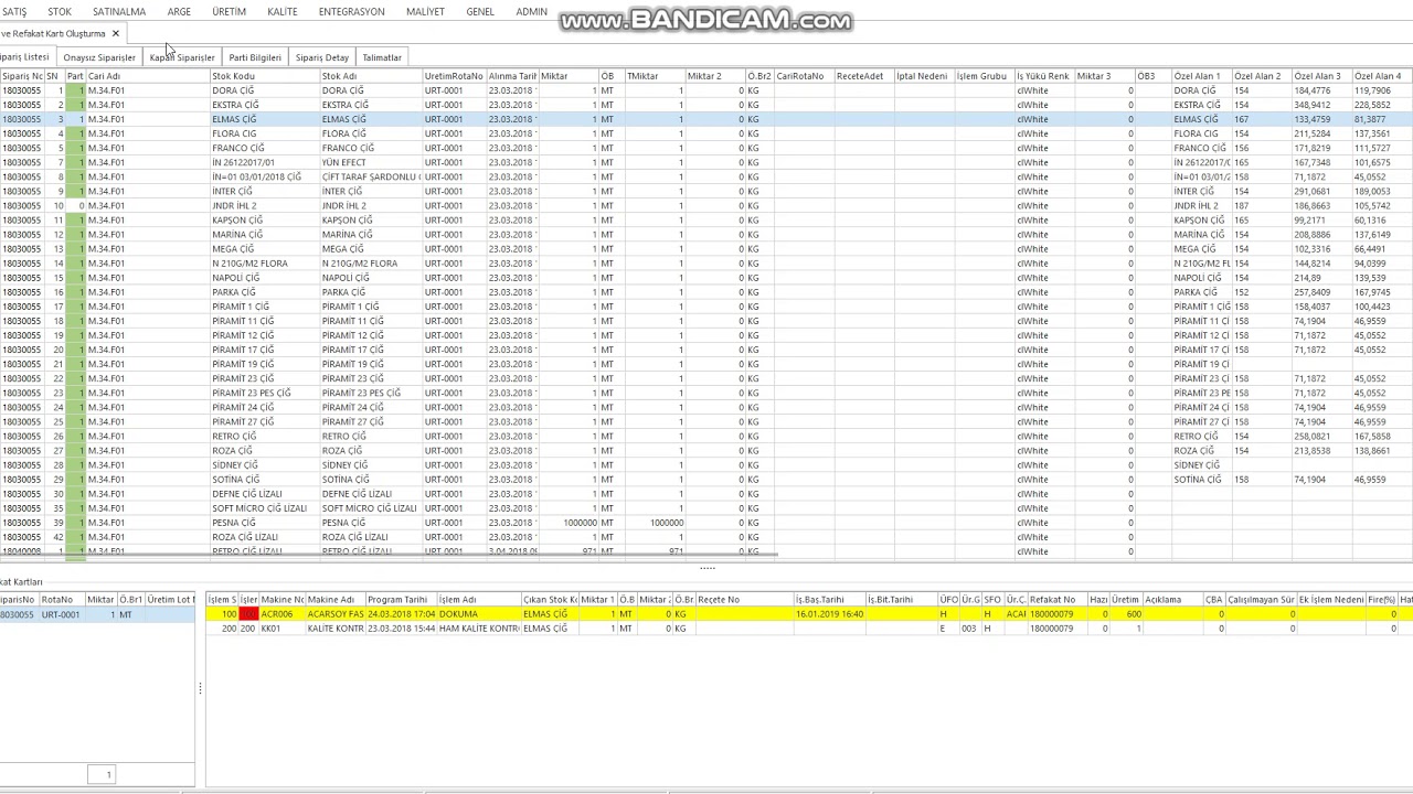 IBS ERP V10-ÜRETİM HAREKET MFG - YouTube