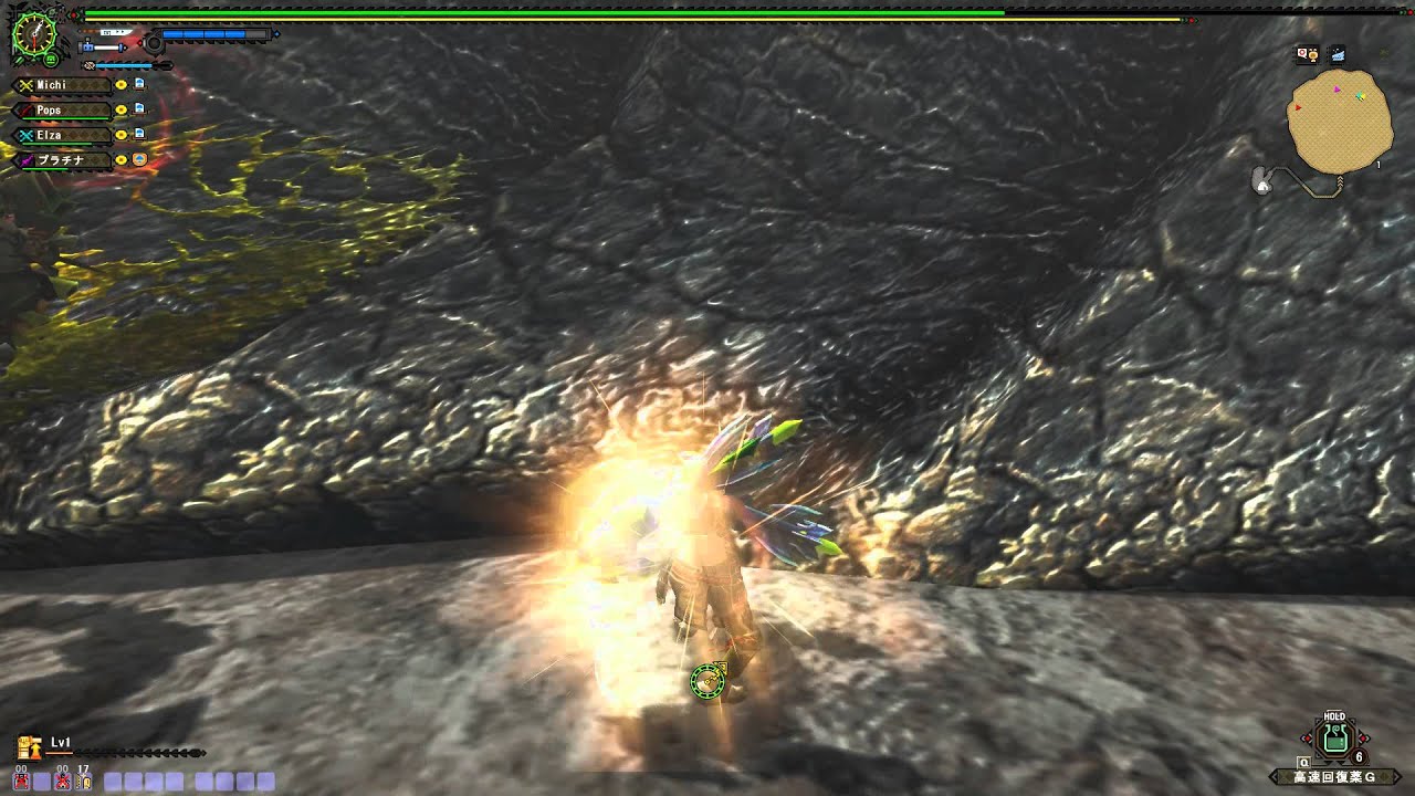 【MHF-G】 | Berserk Laviente G | 大巌竜 「ラヴィエンテ猛狂期」 1st Stage - YouTube