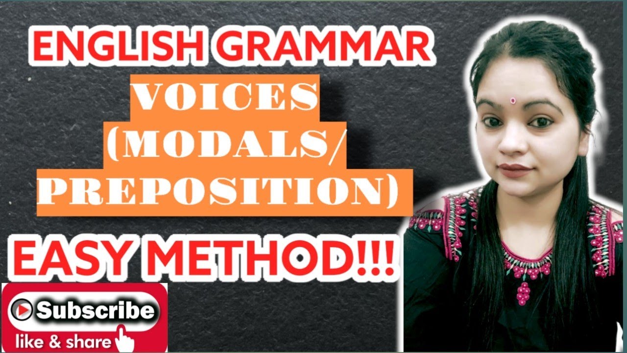 ENGLISH GRAMMAR | VOICES | Modals | Preposition | 2021 || # ...