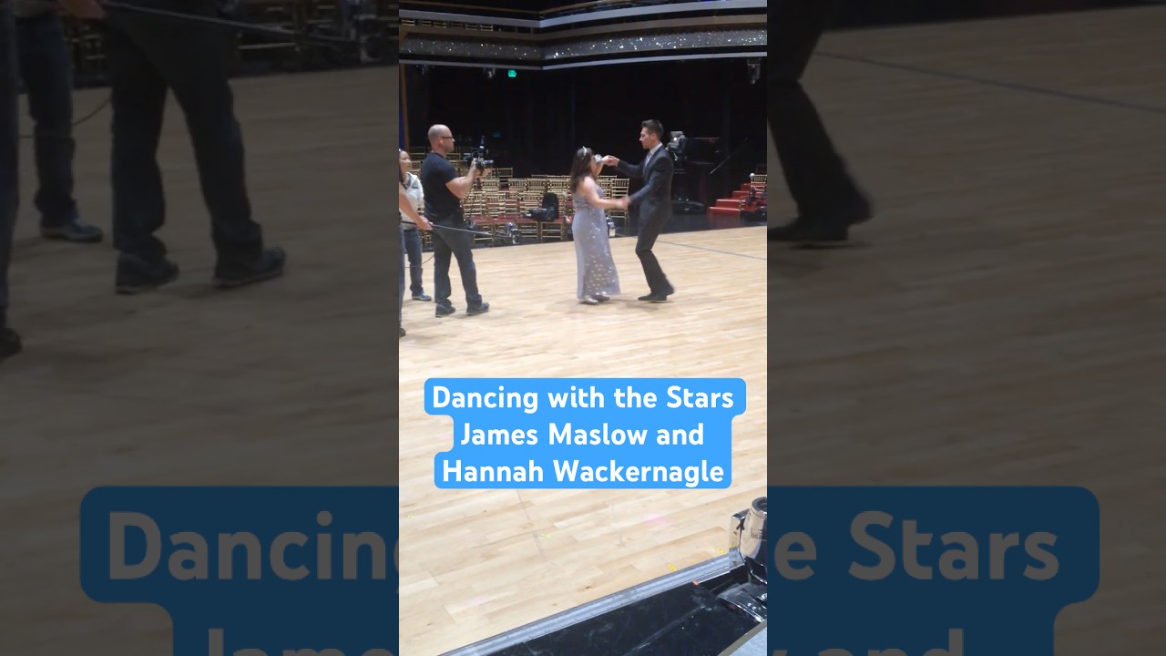 Dancing with the Stars James Maslow and Hannah Wackernagle - YouTube