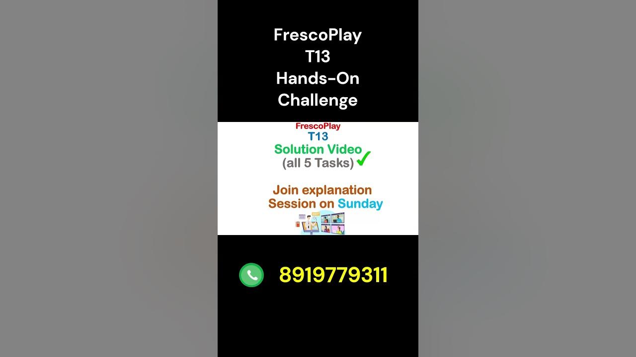 FrescoPlay T13 Informatica Hands-On Solution | Super Store Analysis ...