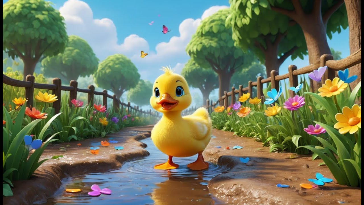 Little Baby Duck Goes Quack Quack Quack | Cute Duck Nursery Rhyme for ...