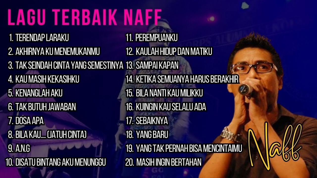 NAFF - TERENDAP LARAKU || KUMPULAN LAGU TERBAIK SEPANJANG MASA ...