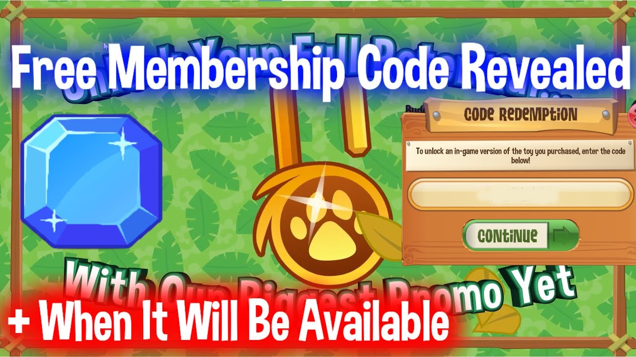 FREE MEMBERSHIP CODE Revealed And When It Will Be Available - YouTube