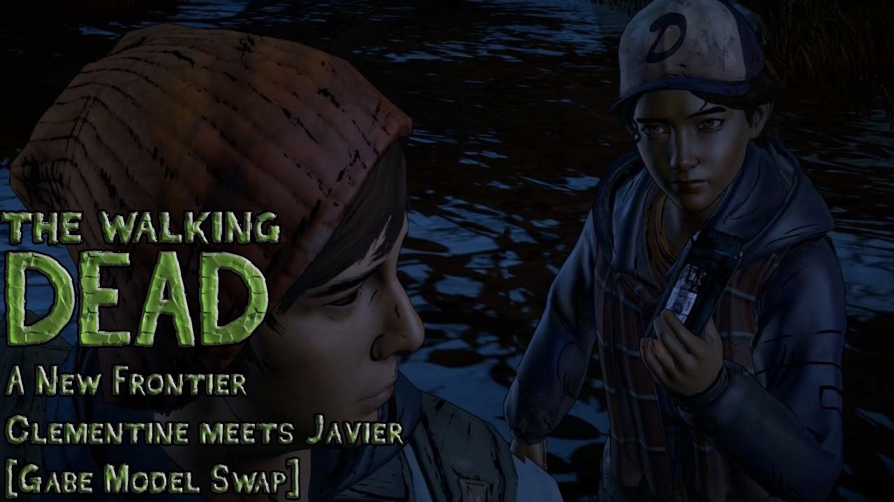 Walking Dead Season 3 - Clementine meets Javier [Gabe Model Swap] - YouTube