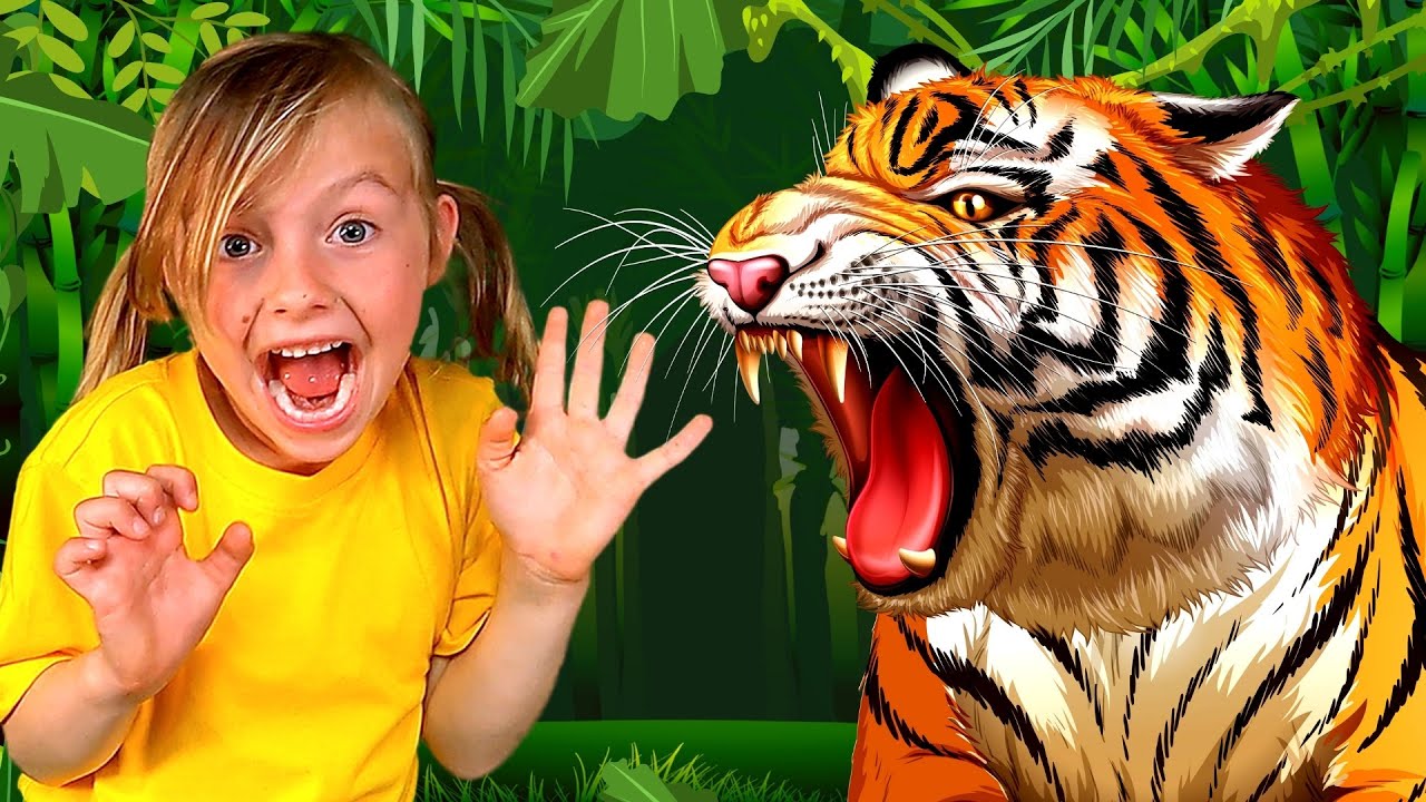 Run Coco!!! Tigers in the Jungle | Animal Song for Kids | Happy Kids ...